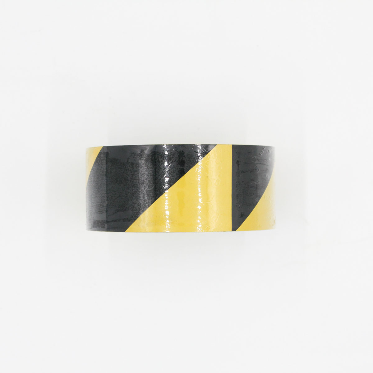 BLACK/YELLOW HAZARD TAPE (STICKY) - Tilbury Scaffolding Sales